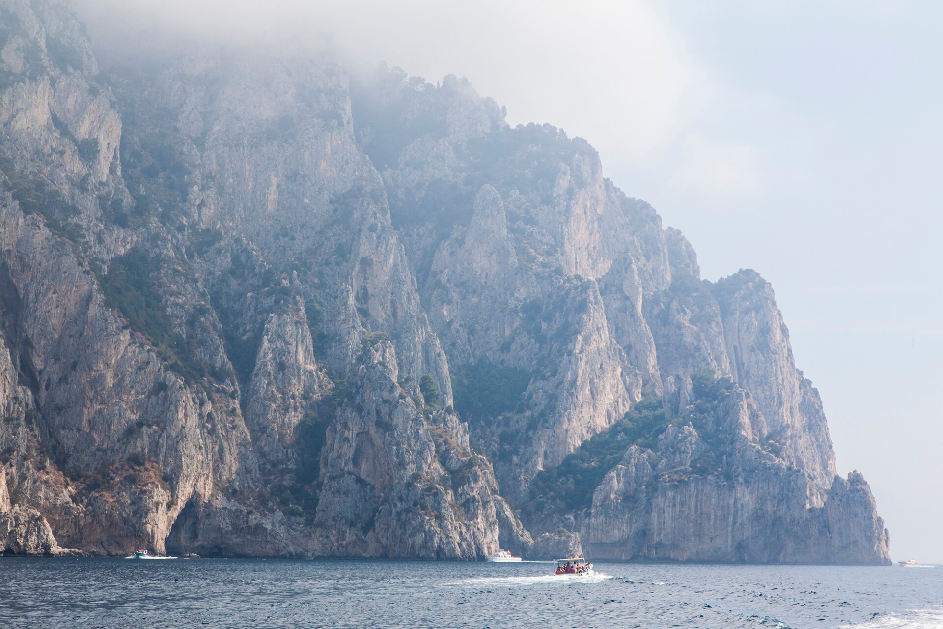 Capri from the sea | Jumeirah Capri Palace